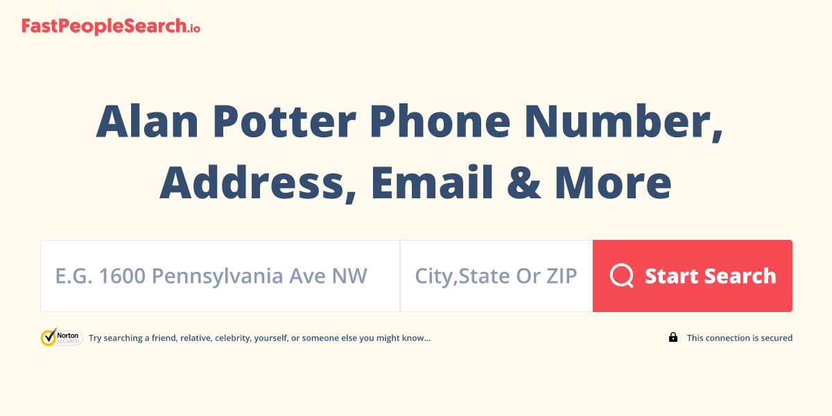 Alan Potter in Virginia - Phone Number, Address, Email & More