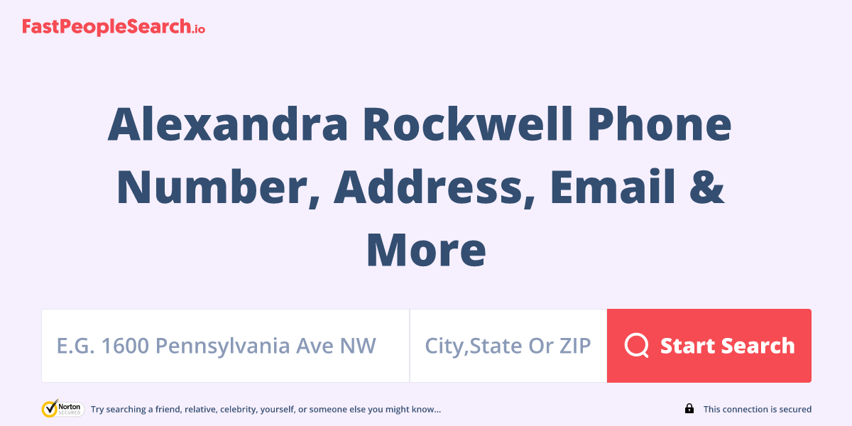 Alexandra Rockwell Phone Number, Address, Email & More ...