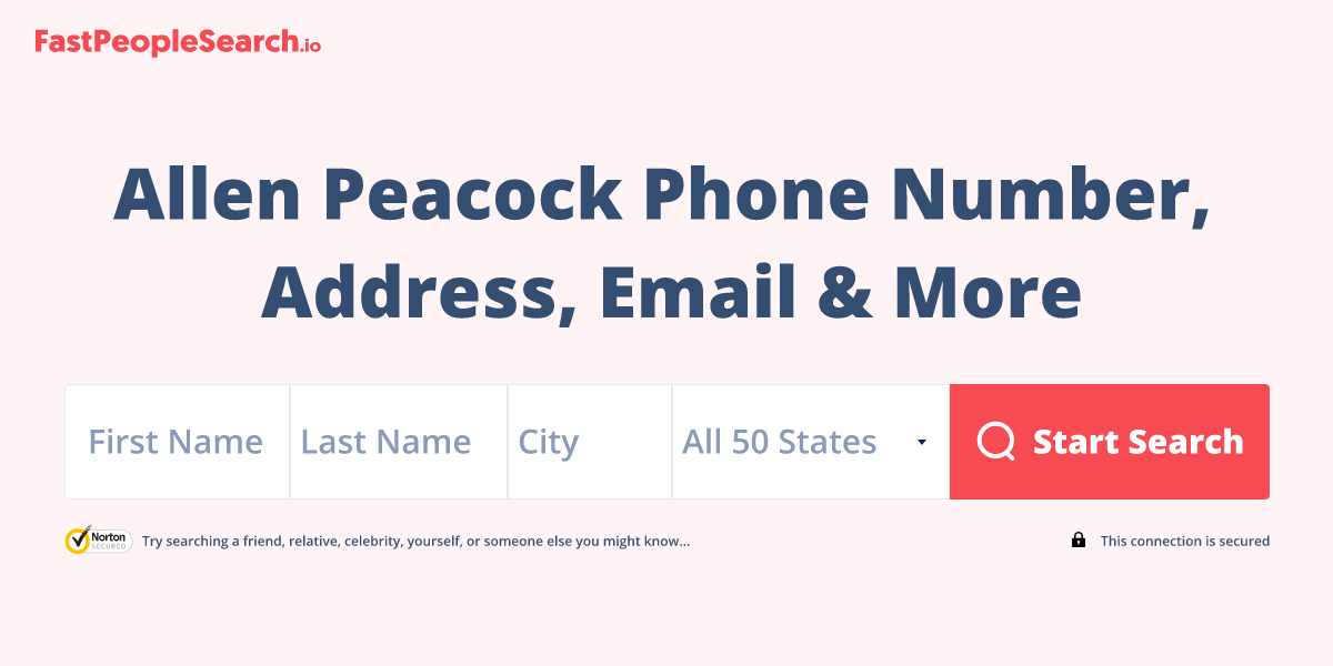 Allen Peacock in Florida - Phone Number, Address, Email & More