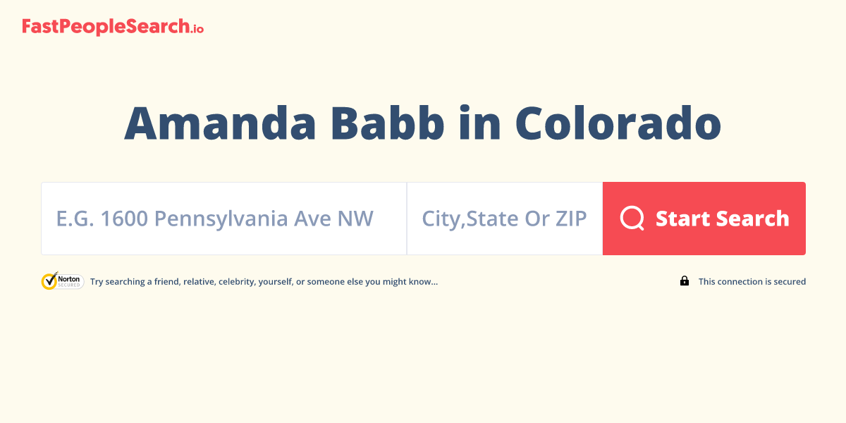Amanda Babb in Colorado - Phone Number, Address, Email & More