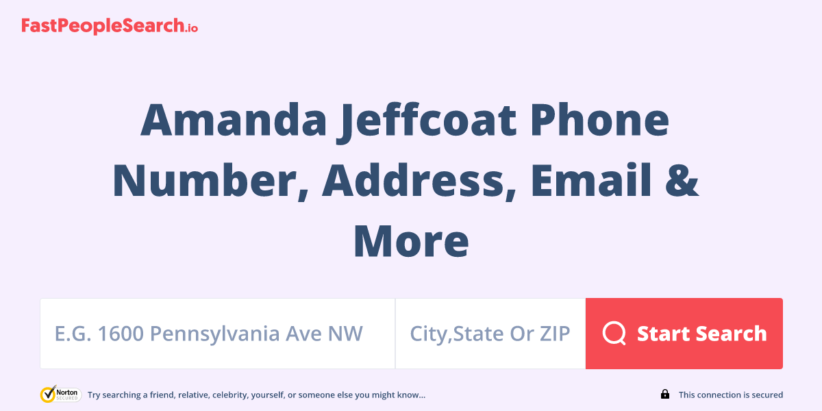 Amanda Jeffcoat Phone Number, Address, Email & More | FastPeopleSearch.io