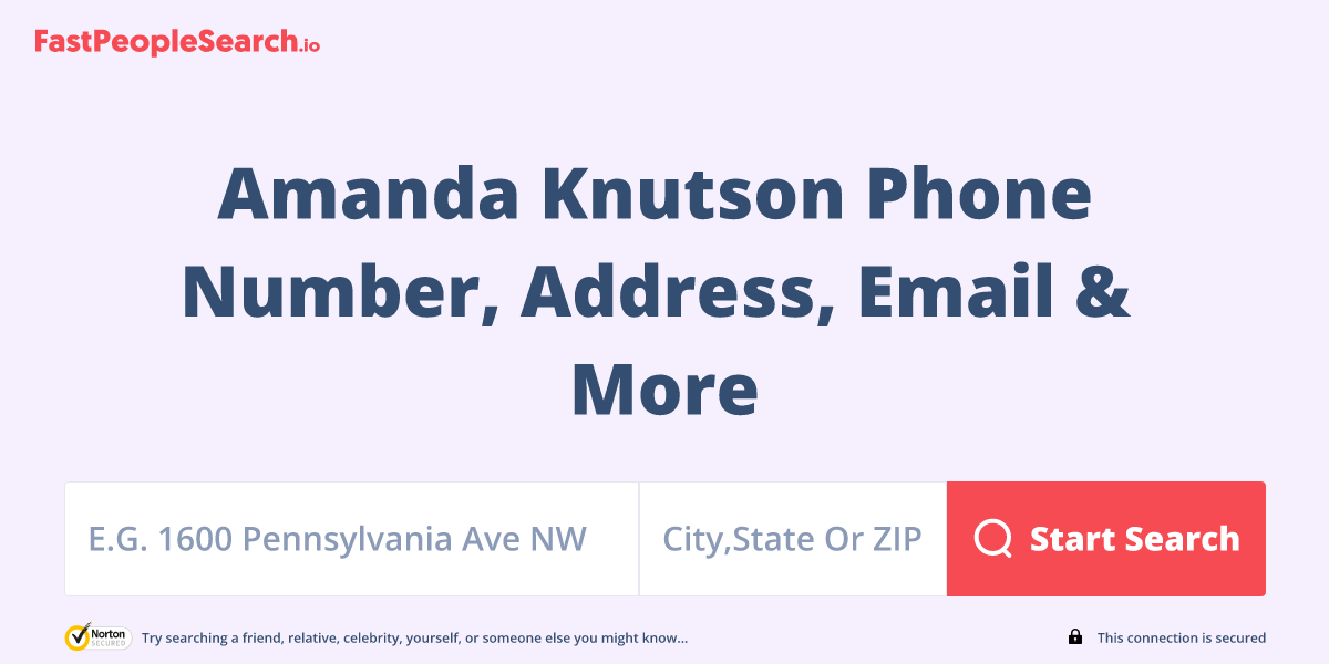 Amanda Knutson Phone Number, Address, Email & More | FastPeopleSearch.io