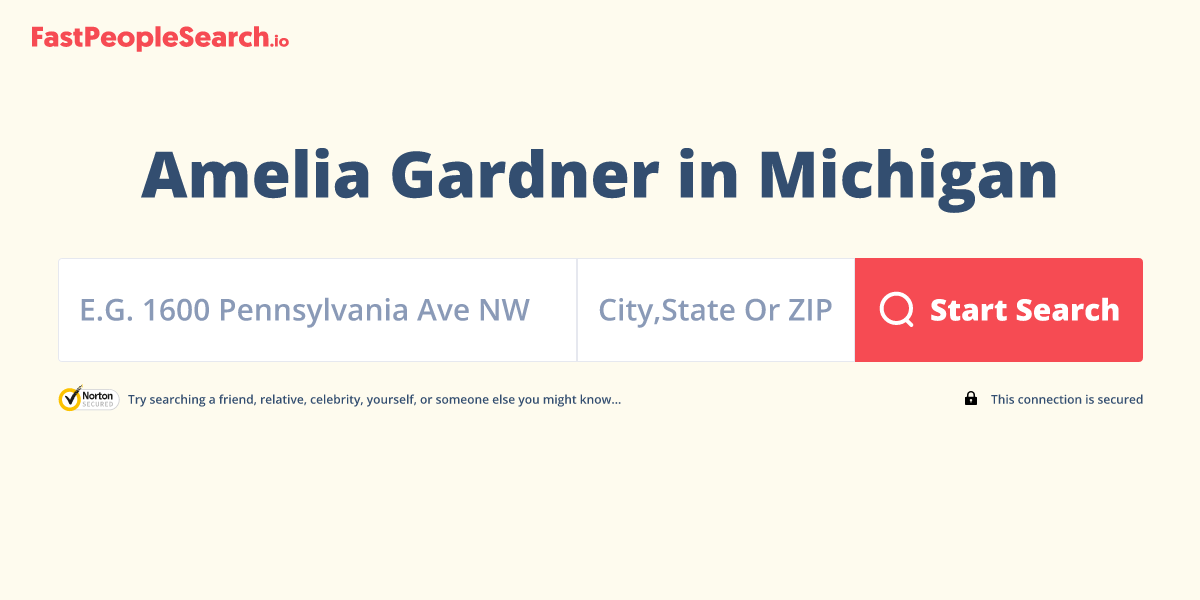 Amelia Gardner in Michigan - Phone Number, Address, Email & More