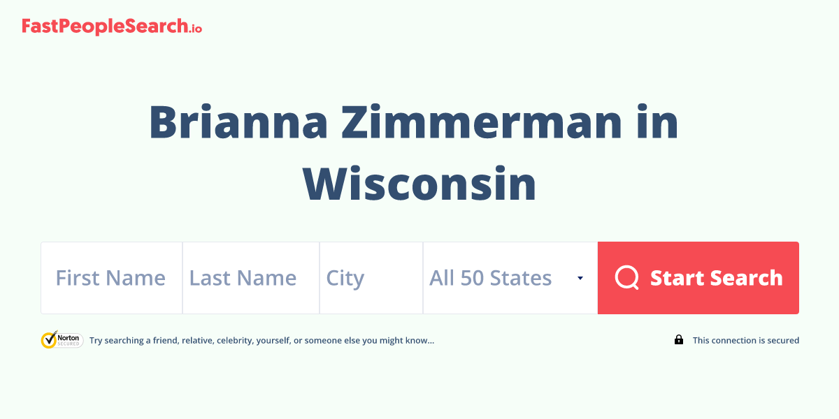 Brianna Zimmerman in Wisconsin - Phone Number, Address, Email & More