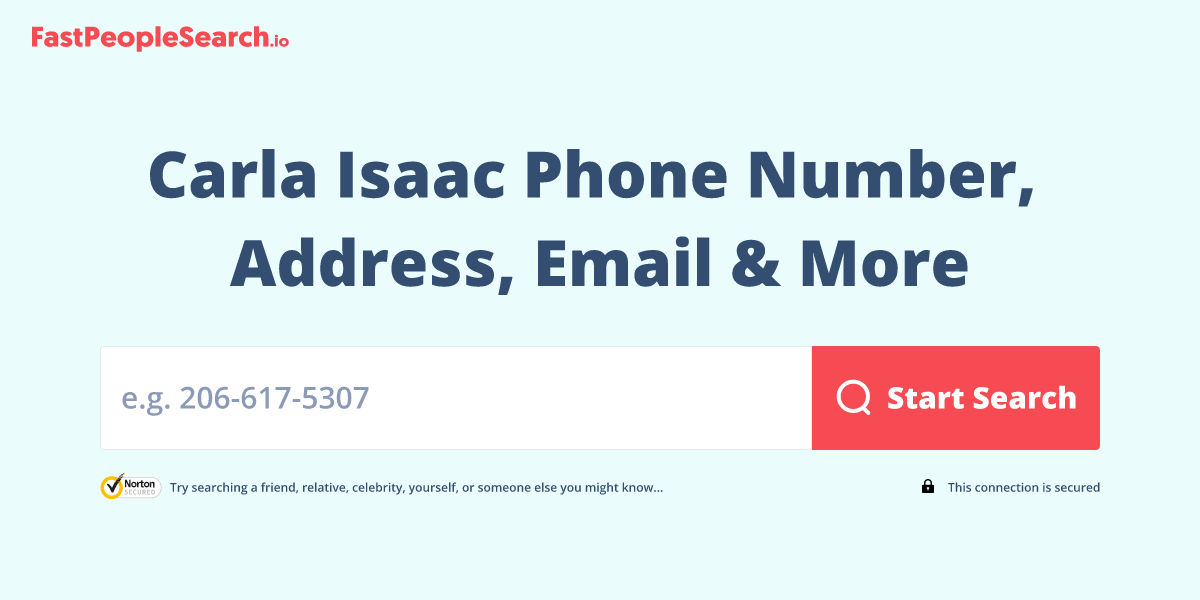 Carla Isaac Phone Number, Address, Email & More | FastPeopleSearch.io