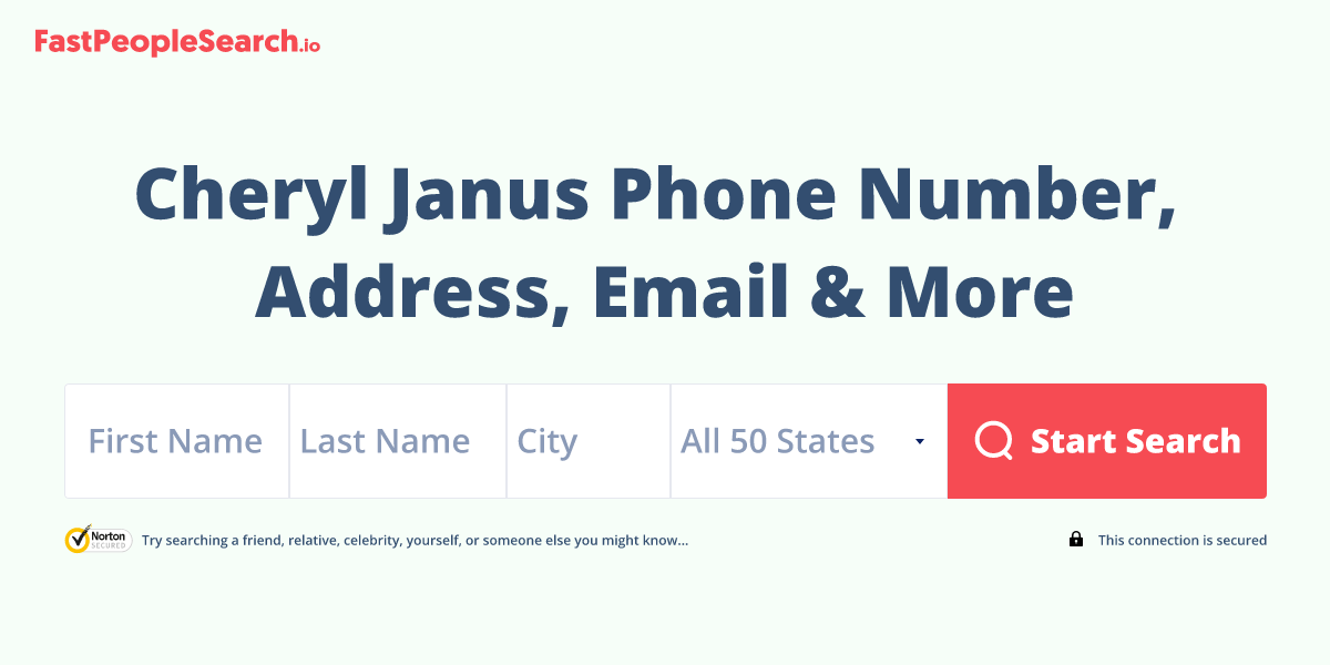Cheryl Janus Phone Number, Address, Email & More | FastPeopleSearch.io