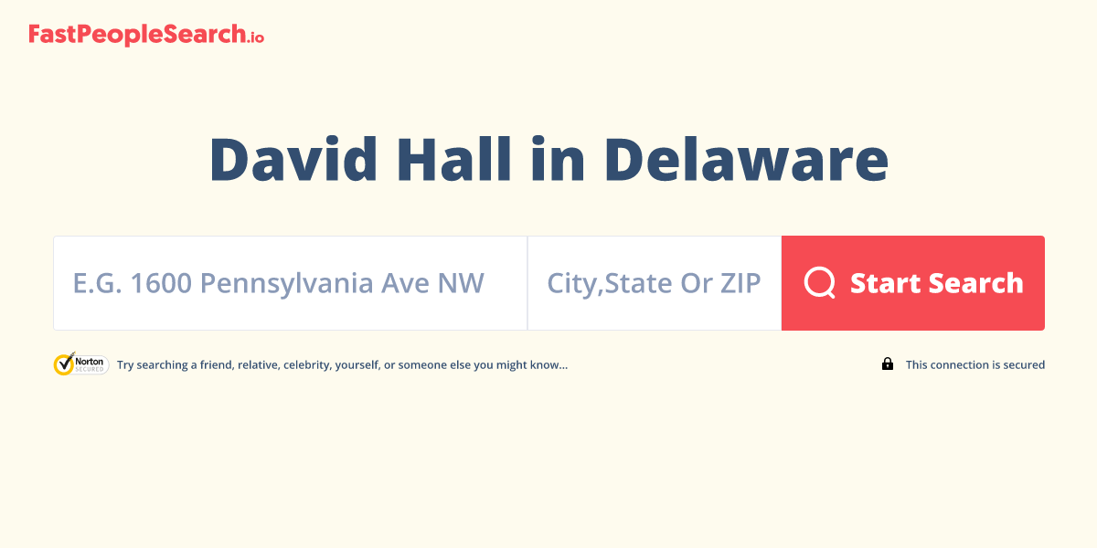 David Hall Phone Number, Address, Email & More | FastPeopleSearch.io