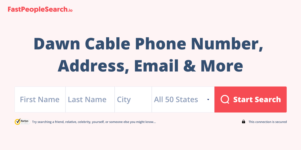 Dawn Cable Phone Number, Address, Email & More | FastPeopleSearch.io