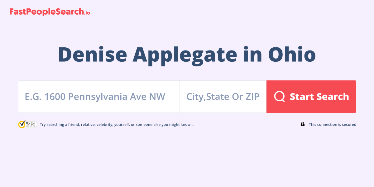 Denise Applegate in Ohio - Phone Number, Address, Email & More