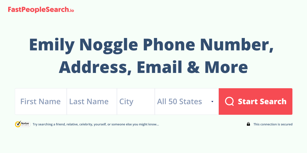 Emily Noggle Phone Number, Address, Email & More | FastPeopleSearch.io