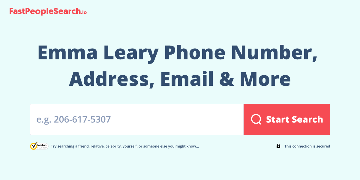 Emma Leary Phone Number, Address, Email & More | FastPeopleSearch.io