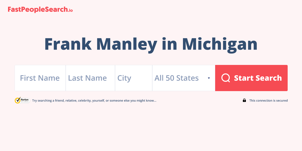 Frank Manley in Michigan - Phone Number, Address, Email & More