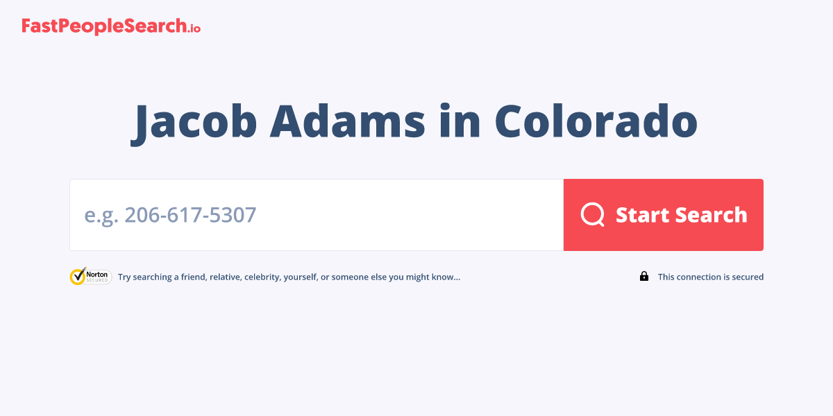 Jacob Adams Phone Number, Address, Email & More | FastPeopleSearch.io