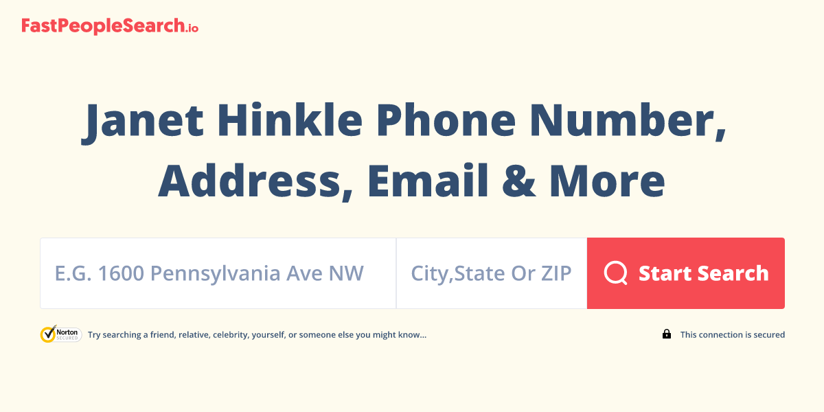 Janet Hinkle in Ohio - Phone Number, Address, Email & More
