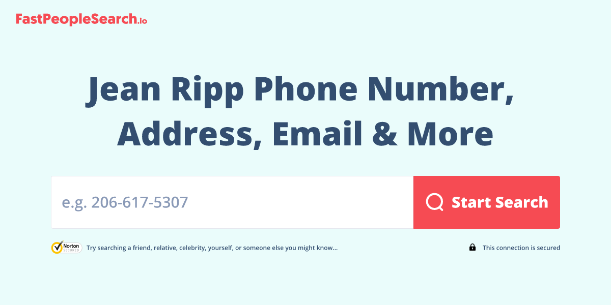 Jean Ripp Phone Number, Address, Email & More | FastPeopleSearch.io