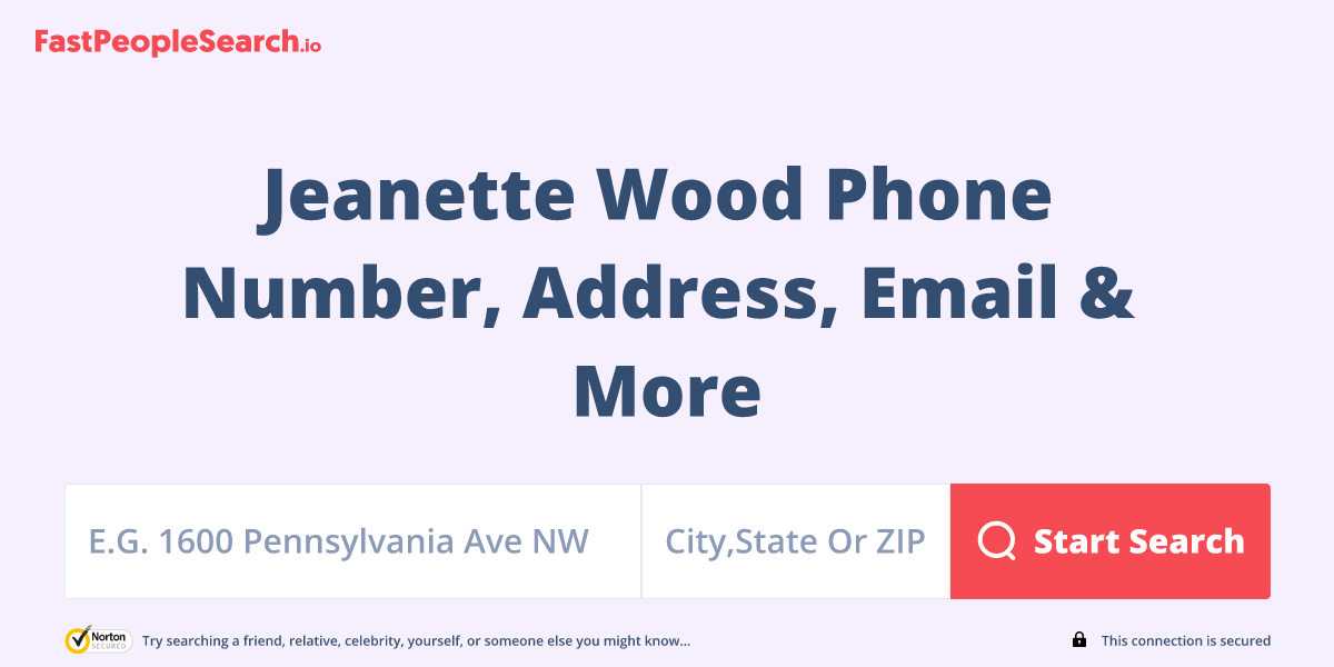 Jeanette Wood Phone Number, Address, Email & More | FastPeopleSearch.io