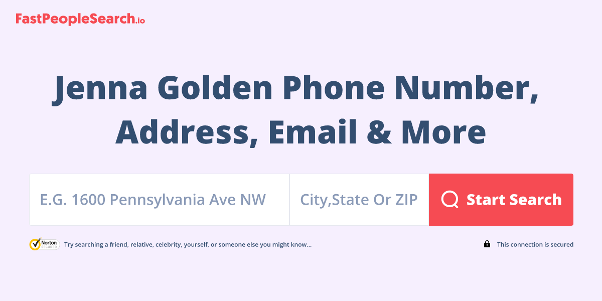 Jenna Golden Phone Number, Address, Email & More | FastPeopleSearch.io