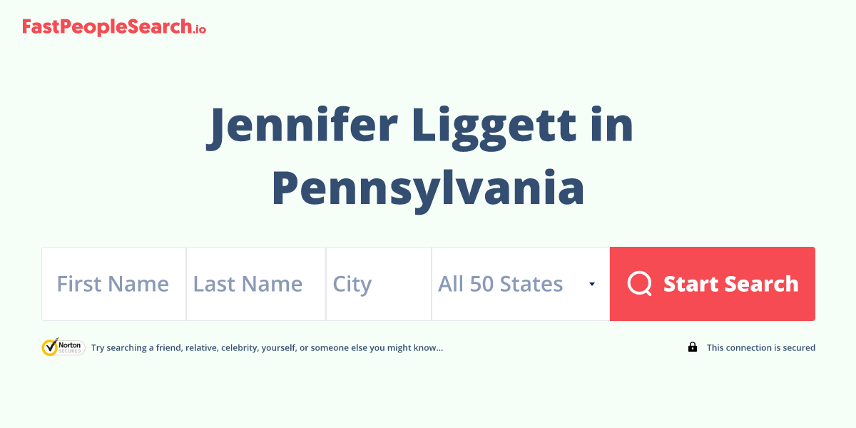 Jennifer Liggett in Pennsylvania - Phone Number, Address, Email & More