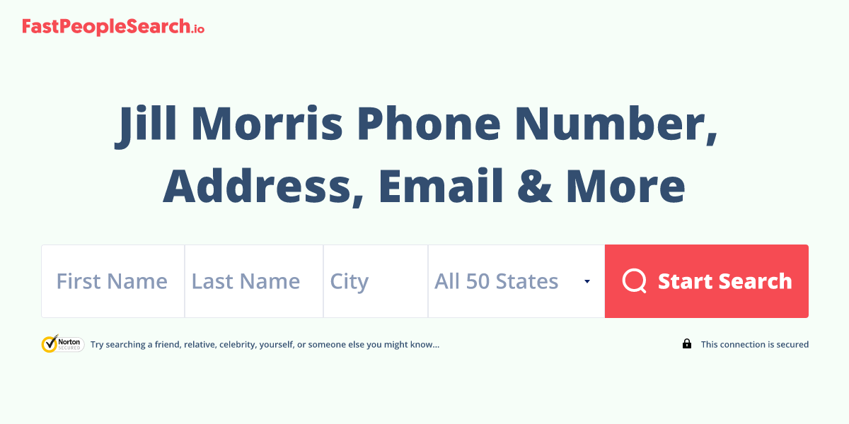 Jill Morris Phone Number, Address, Email & More | FastPeopleSearch.io