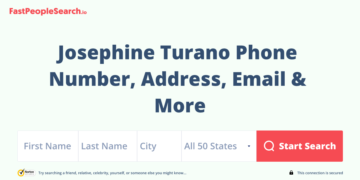 Josephine Turano Phone Number, Address, Email & More | FastPeopleSearch.io