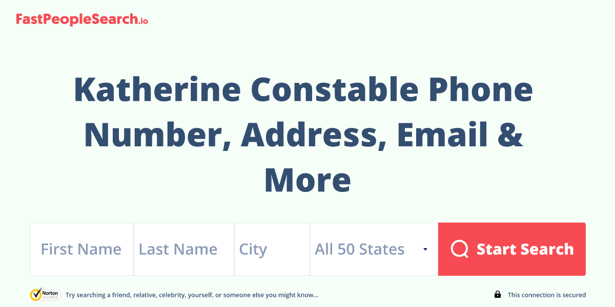 Katherine Constable Phone Number, Address, Email & More ...