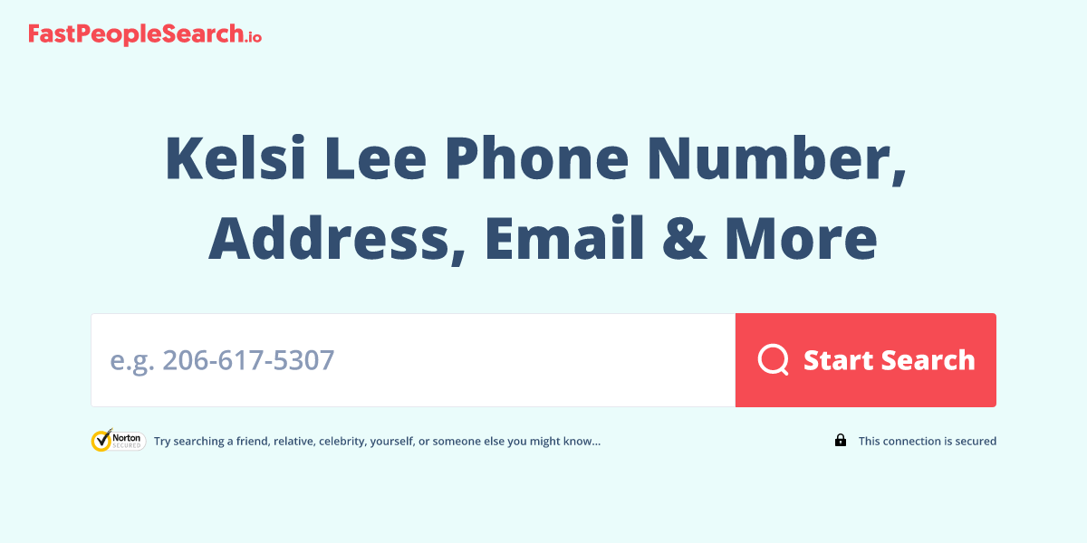 Kelsi Lee Phone Number, Address, Email & More | FastPeopleSearch.io