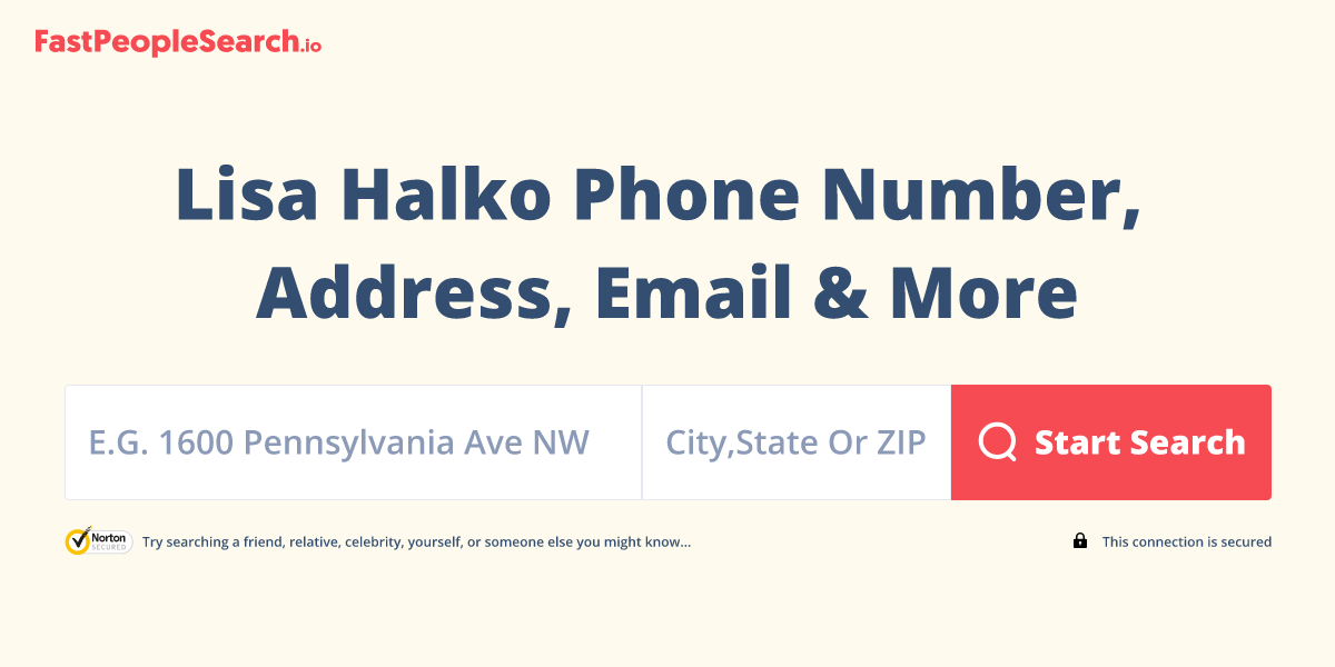 Lisa Halko Phone Number, Address, Email & More | FastPeopleSearch.io