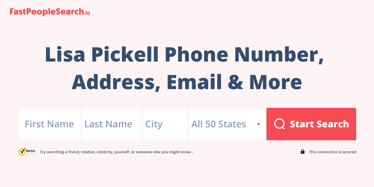 Lisa Pickell Phone Number, Address, Email & More | FastPeopleSearch.io