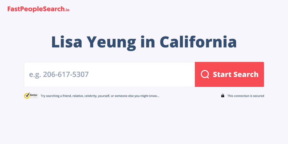 Lisa Yeung Phone Number, Address, Email & More | FastPeopleSearch.io