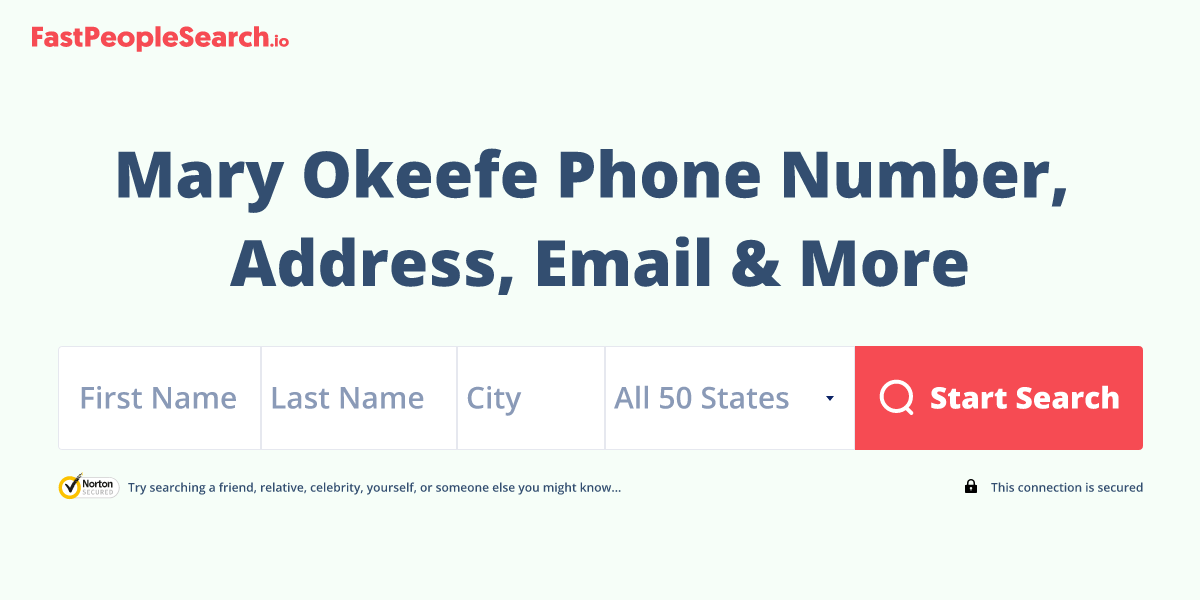 Mary Okeefe in Arizona - Phone Number, Address, Email & More