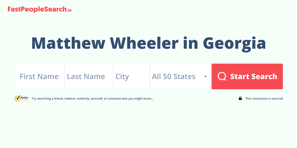 Matthew Wheeler Phone Number, Address, Email & More | FastPeopleSearch.io