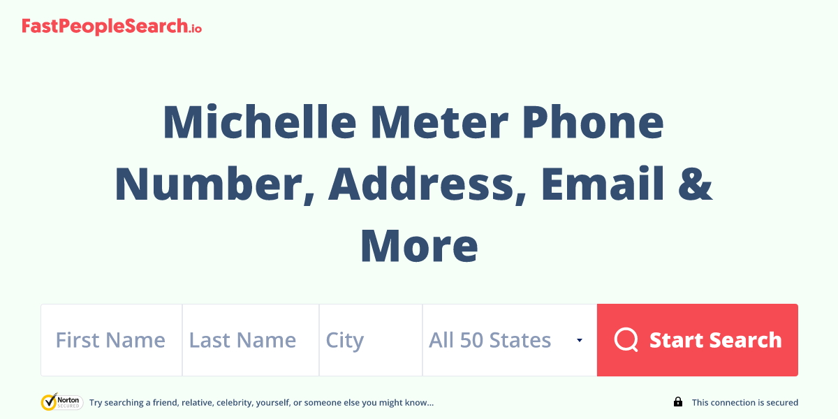 Michelle Meter Phone Number, Address, Email & More | FastPeopleSearch.io