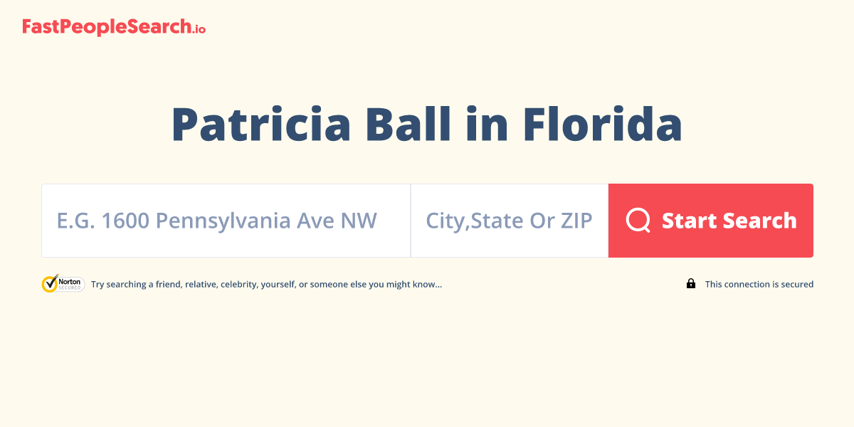 Patricia Ball Phone Number, Address, Email & More | FastPeopleSearch.io