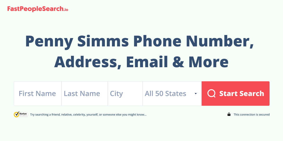 Penny Simms Phone Number, Address, Email & More | FastPeopleSearch.io
