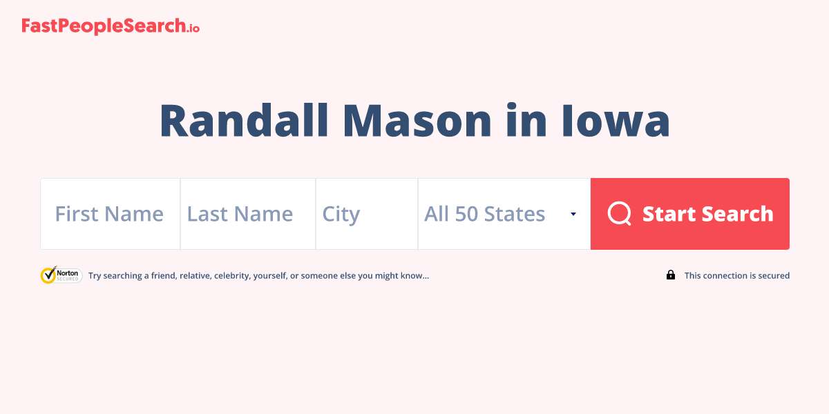 Randall Mason in Iowa - Phone Number, Address, Email & More