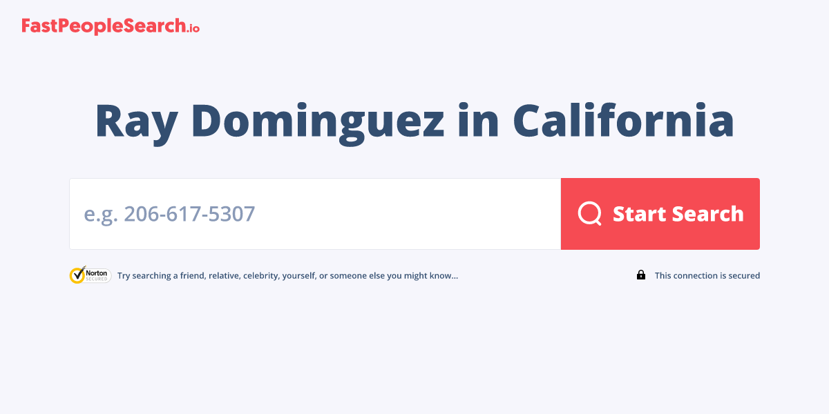 Ray Dominguez Phone Number, Address, Email & More | FastPeopleSearch.io
