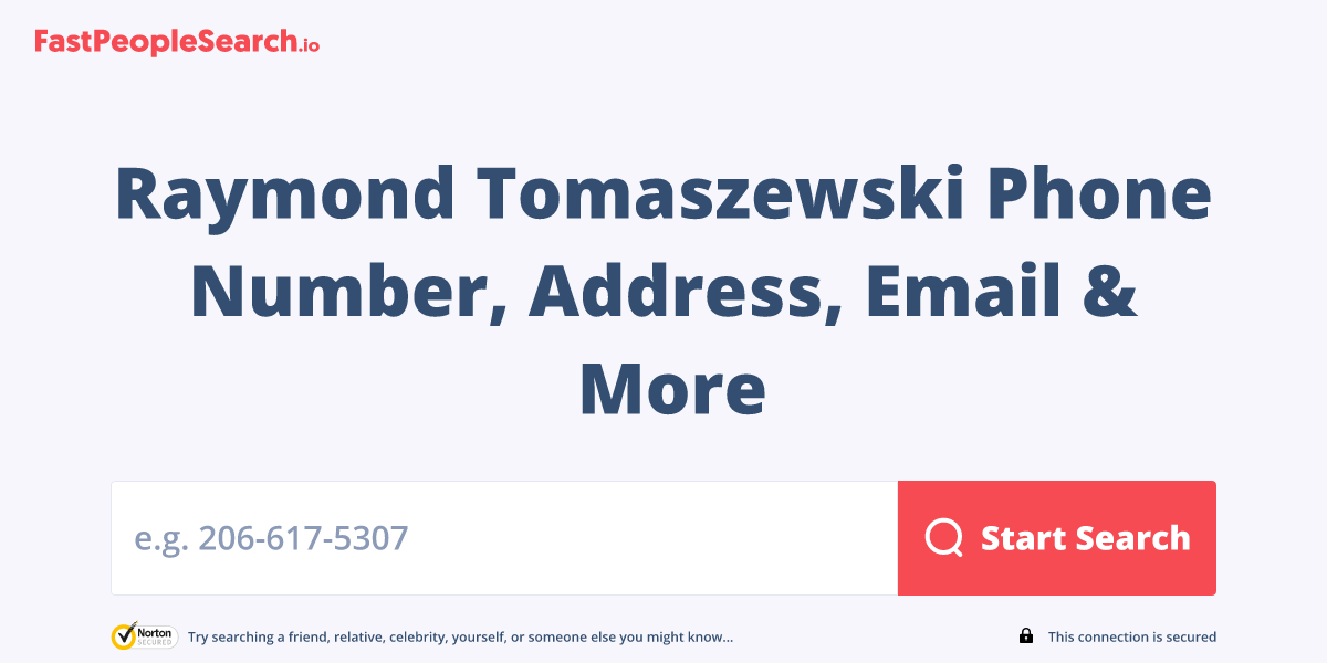 Raymond Tomaszewski Phone Number, Address, Email & More ...