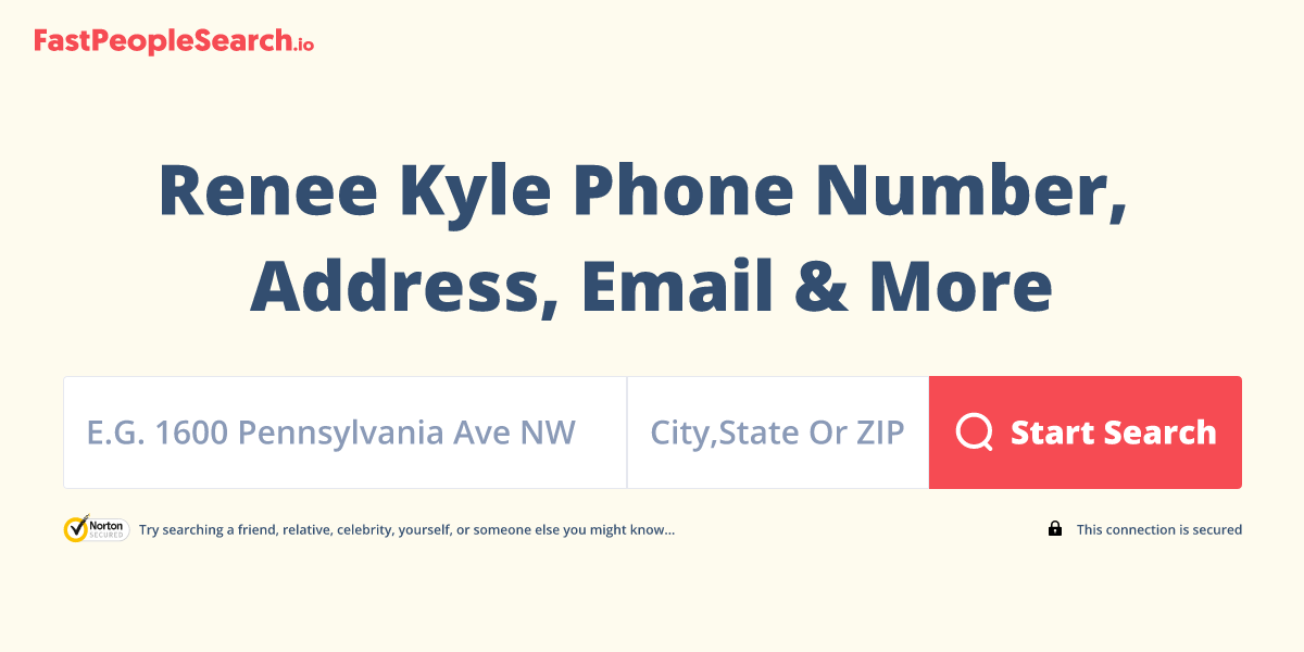 Renee Kyle Phone Number, Address, Email & More | FastPeopleSearch.io