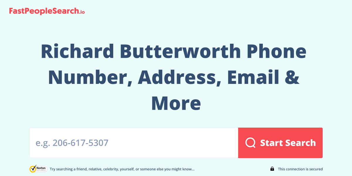 Richard Butterworth Phone Number, Address, Email & More ...