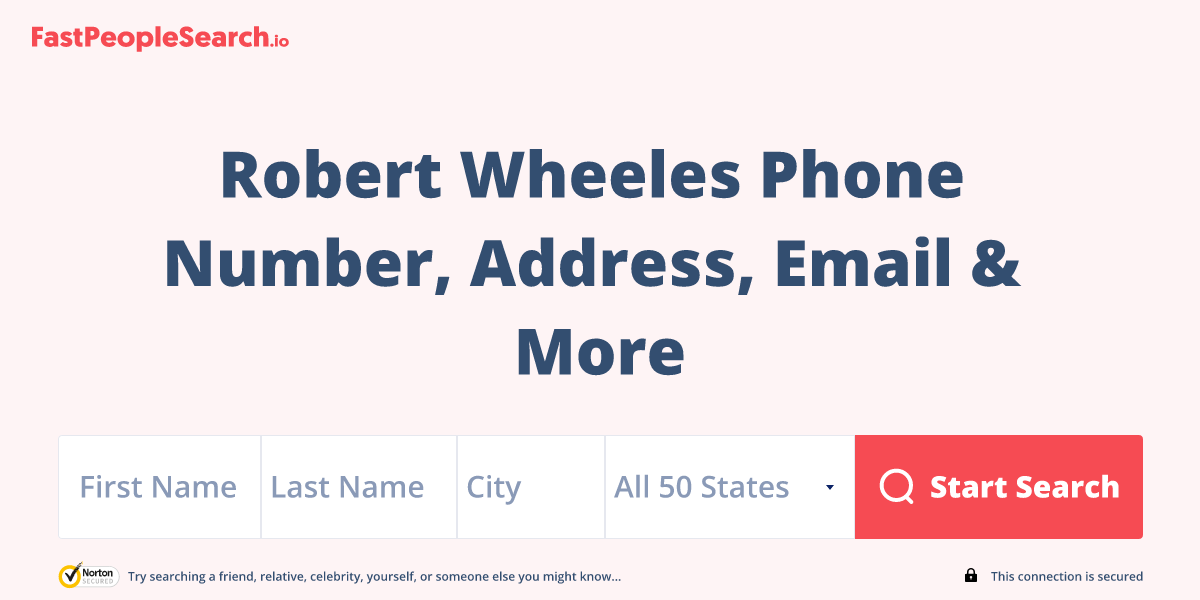 Robert Wheeles Phone Number, Address, Email & More | FastPeopleSearch.io