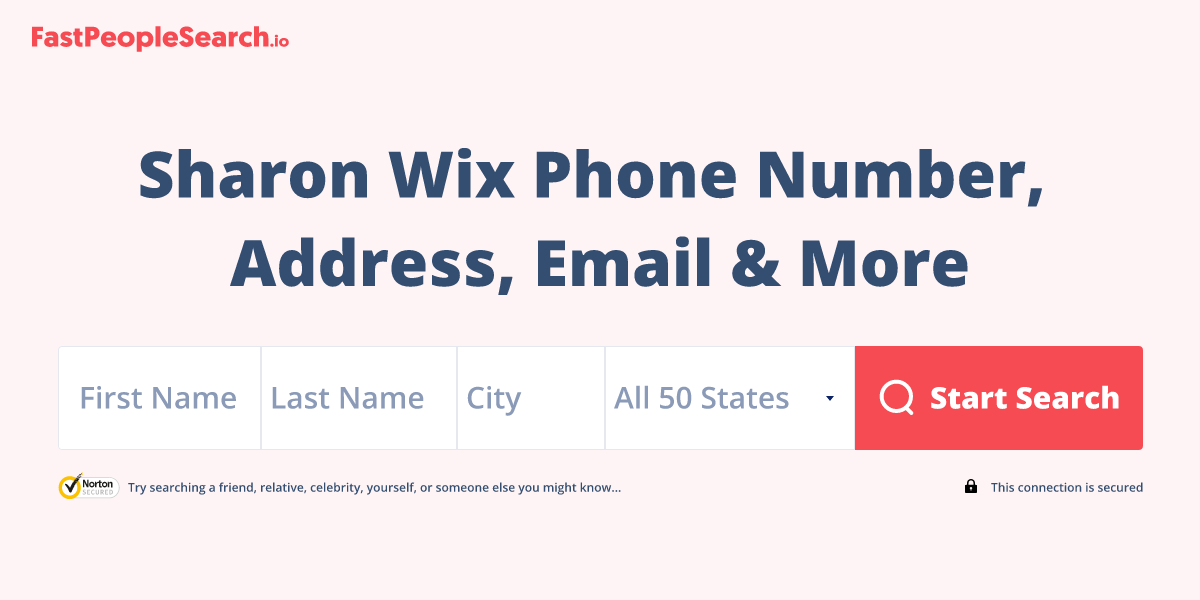 Sharon Wix Phone Number, Address, Email & More | FastPeopleSearch.io
