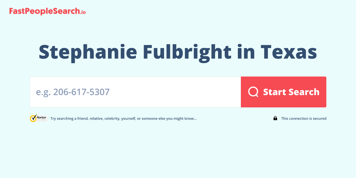 Stephanie Fulbright in Texas - Phone Number, Address, Email & More