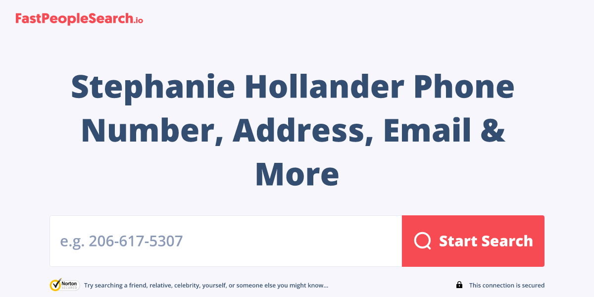 Stephanie Hollander Phone Number, Address, Email & More ...