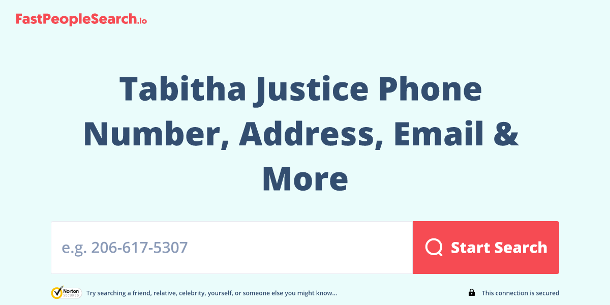 Tabitha Justice Phone Number, Address, Email & More | FastPeopleSearch.io