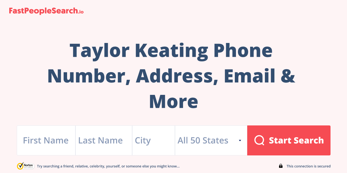 Taylor Keating Phone Number, Address, Email & More | FastPeopleSearch.io