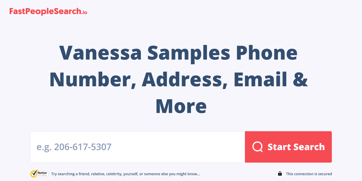Vanessa Samples Phone Number, Address, Email & More | FastPeopleSearch.io
