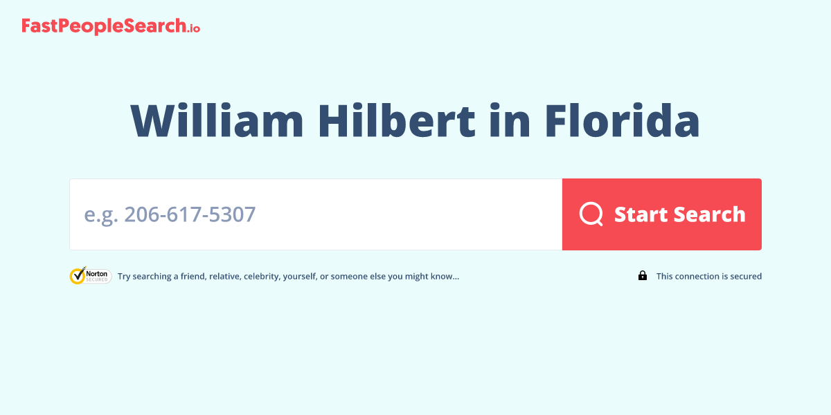 William Hilbert in Florida - Phone Number, Address, Email & More