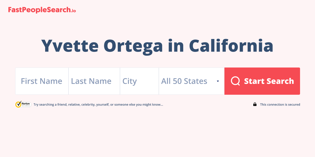 Yvette Ortega in California - Phone Number, Address, Email & More